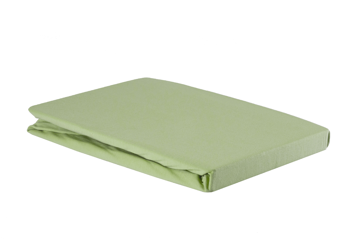 Bellana Spannbetttuch deLuxe lindgrün | 100x200 cm | Handtuch & Co