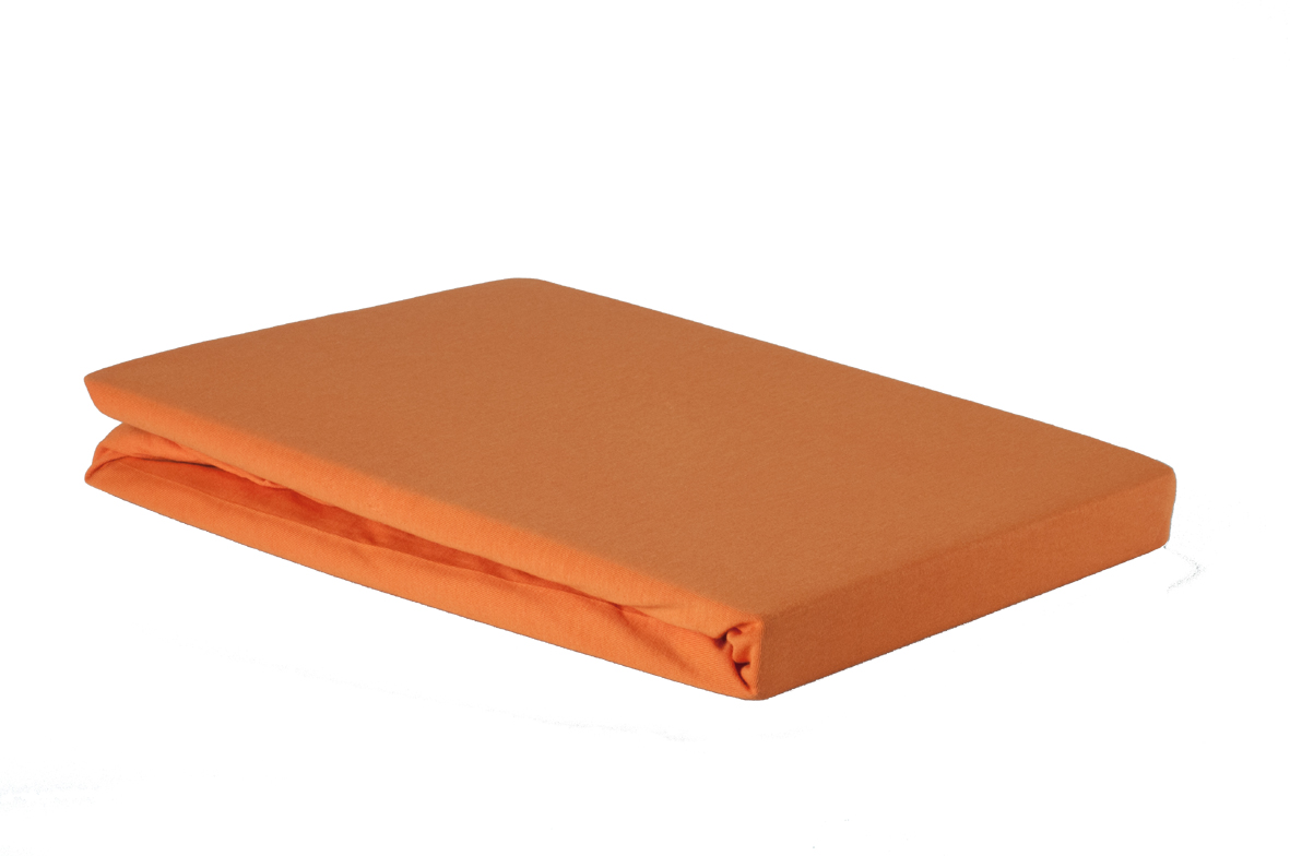 Bellana Spannbetttuch deLuxe papaya | 100x200 cm | Handtuch & Co
